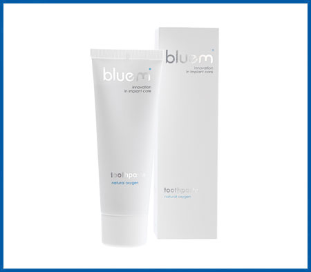 blueM implant care – Zahncreme 75ml (toothpaste, Fluorid free) – Presh